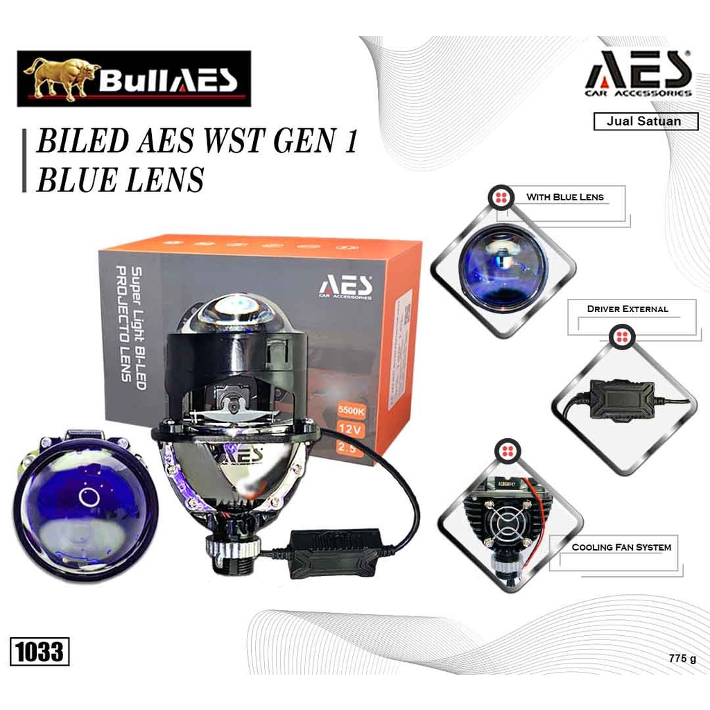 Jual Bilens AES WST 2.5 INCH OLD GEN 1 Bi led HeadLight Projector Merk ...