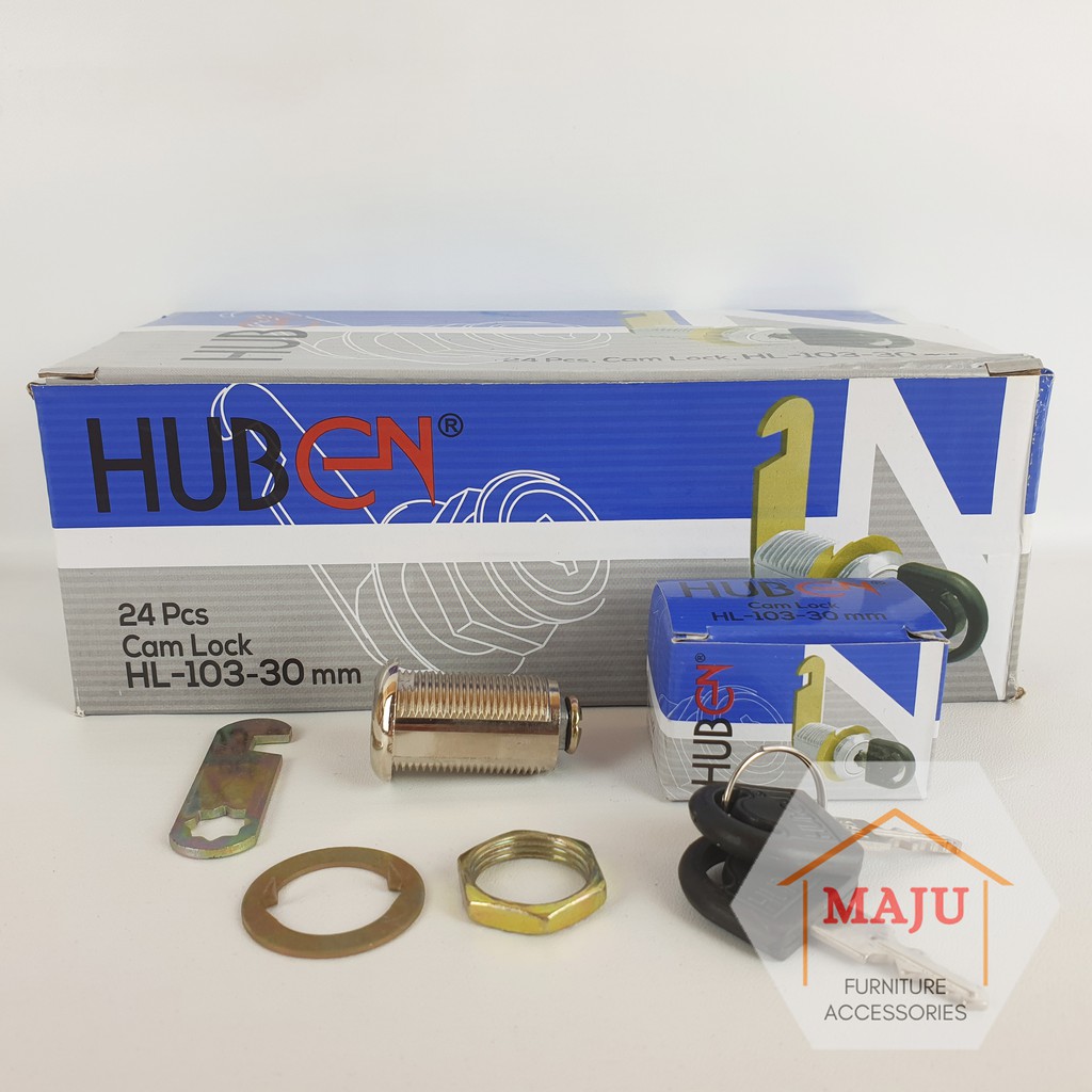 Jual Huben HL-103 30 mm Cam Lock Grosir (Kunci Laci / Kunci Loker / Kunci Lemari / Box Panel ...