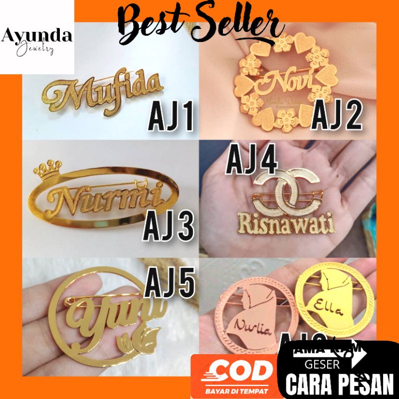 Jual BROS NAMA TITANIUM BROS LAPIS EMAS BROS CUSTOM | Shopee Indonesia
