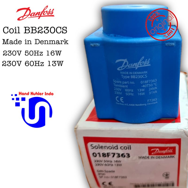 Jual Coil Danfoss 230V 018F7363 bawaan bitzer | Shopee Indonesia