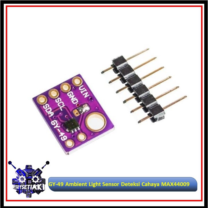 Jual GY-49 Ambient Light Sensor Module Deteksi Cahaya MAX44009 Lux ...