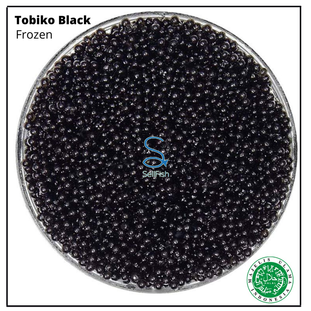 Jual Supplier Tobiko Flying Fish Roe Black Caviar - Telur Ikan Terbang ...