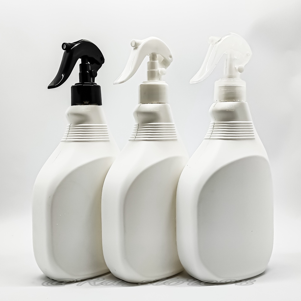 Jual Botol Kispray 500ml Botol PUTIH Tutup Trigger Spray Varian Warna Hdpe 500 ML | Shopee Indonesia