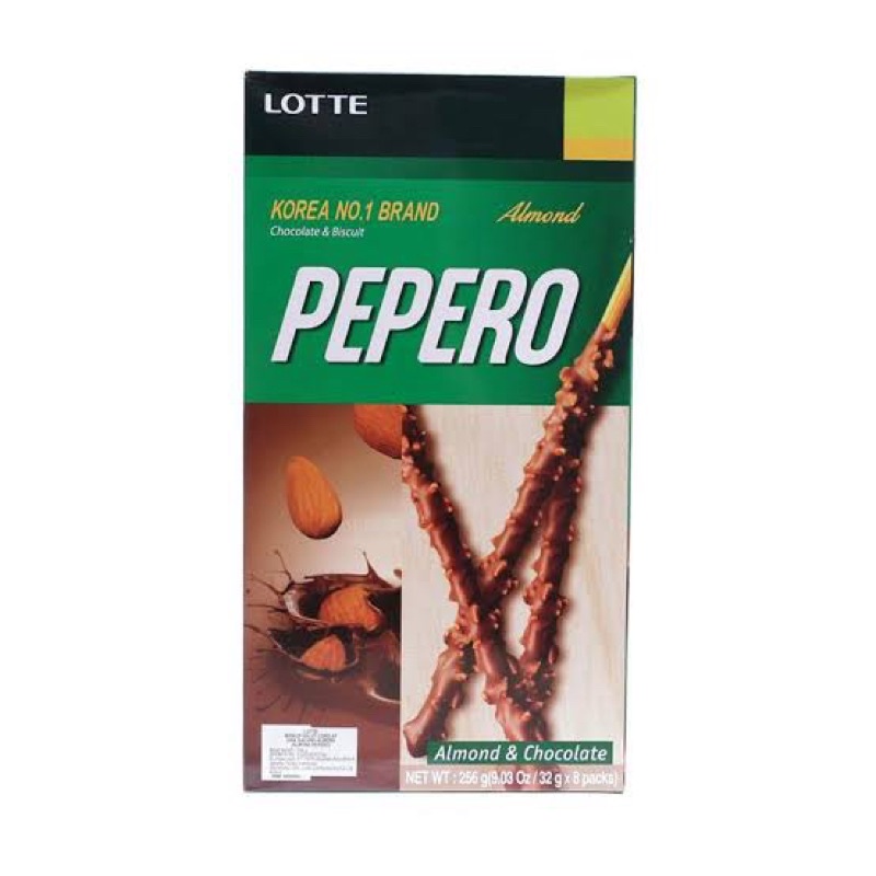 Jual Lotte Pepero Almond Chocolate Jumbo Pepero Big Box Pepero Big Pack