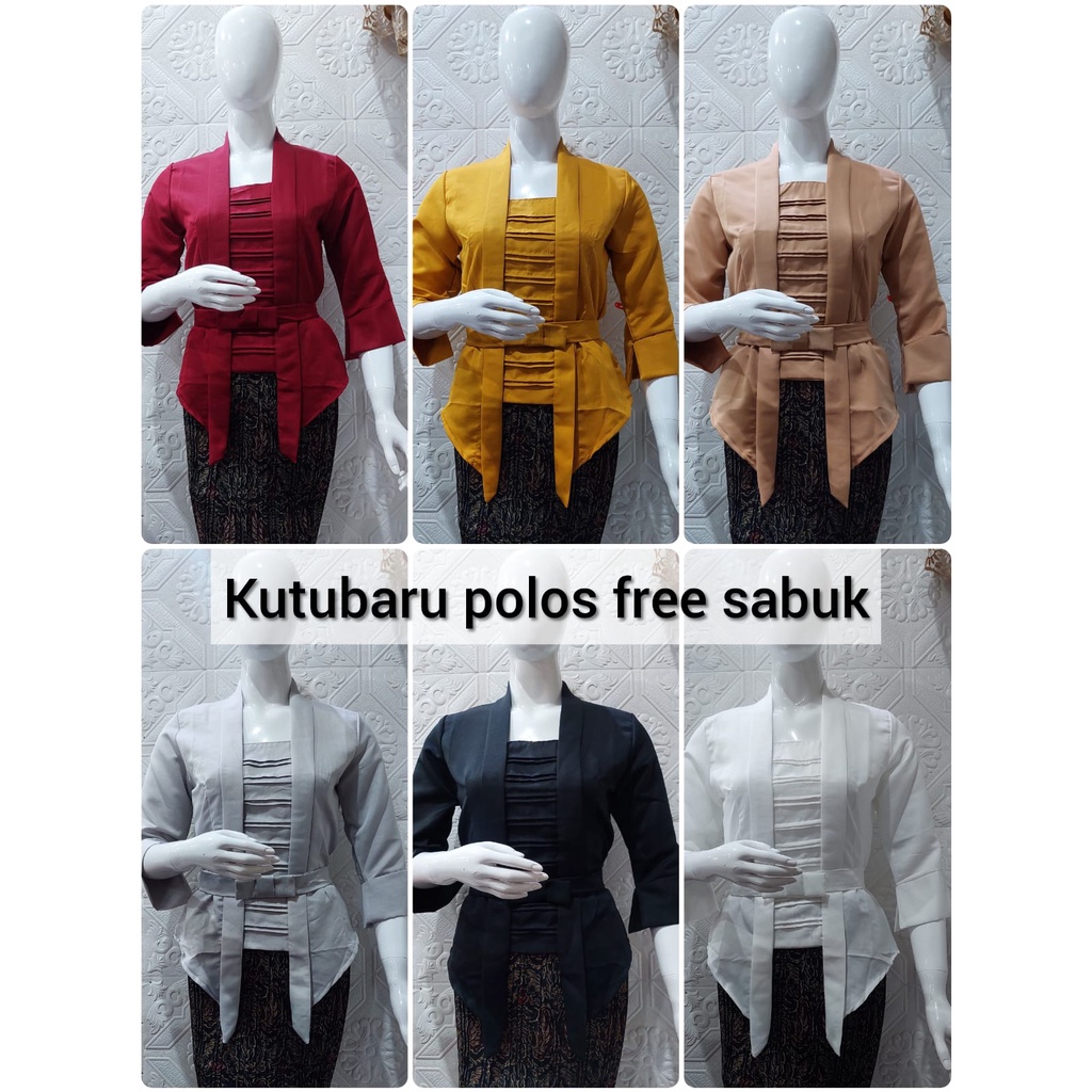 Jual ATASAN KUTUBARU POLOS BAHAN BALOTELI HALUS DAN ADEM | Shopee Indonesia