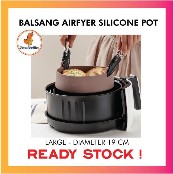 Jual BALSANG Airfryer Silicone Pot - Large 19 cm (Original Korea ...