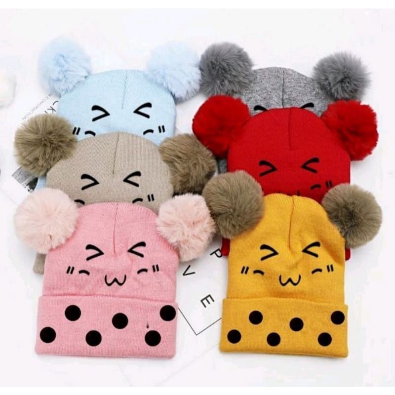 Jual Kupluk kerpus rajut topi turban bayi BOBA usia 0 1 2 3 4 5 6 bulan ...