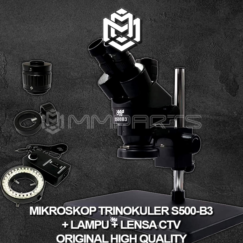 Jual Mikroskop Trinokuler 99P S500 B3 / Microscope Trinocular S500 B3 ...