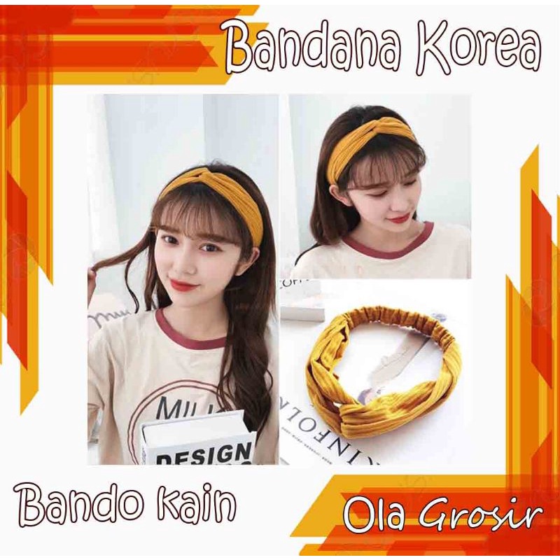 Jual Bando korea bandana bande cantik bando kain | Shopee Indonesia