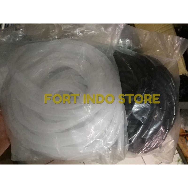Jual kabel spiral 12 mm spiral wrapping band KS-12 sunlux | Shopee ...