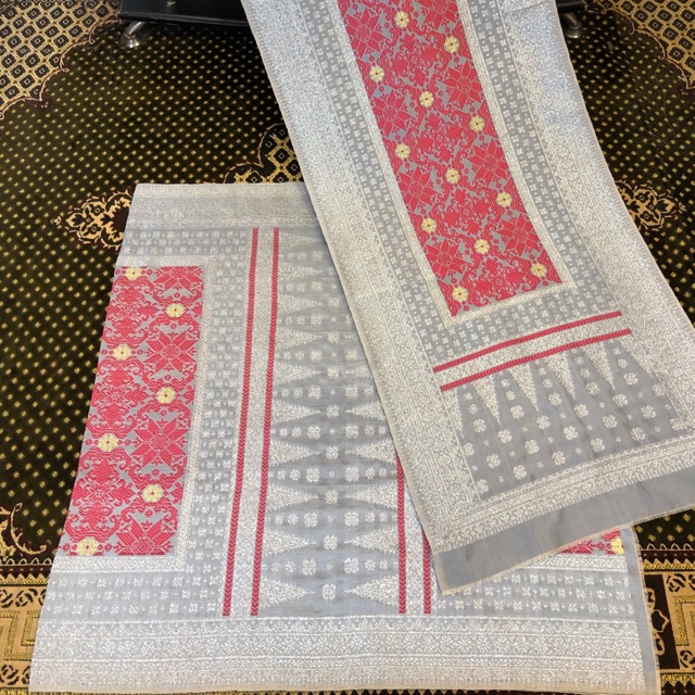 Jual Songket Bunga Cina Rakam ORI / Songket Tenun Palembang asli Tenun Tangan. (ilham Songket ...