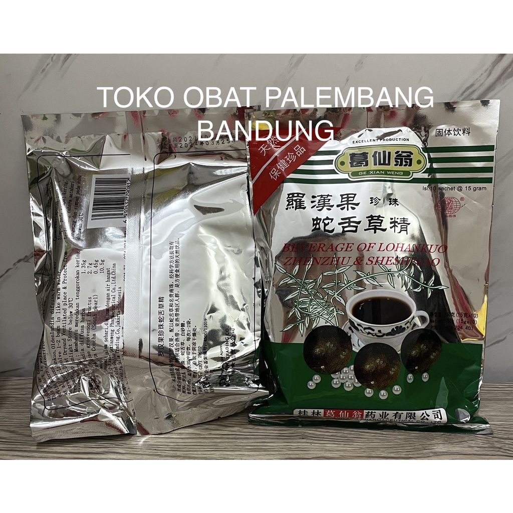 Jual BEVERAGE OF LOHANKUO ZHENZHU & SHESHECAO LO HAN KUO ZHEN ZHU SHE ...