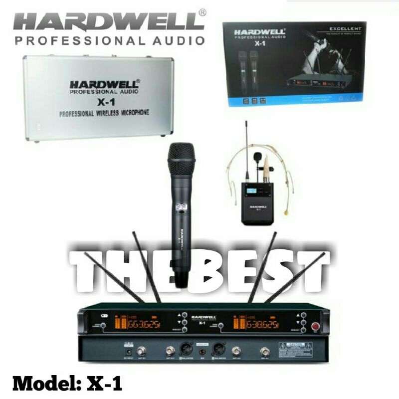 Jual Mic Wireless Hardwell X1 Original Pegang Jepit Headset | Shopee ...