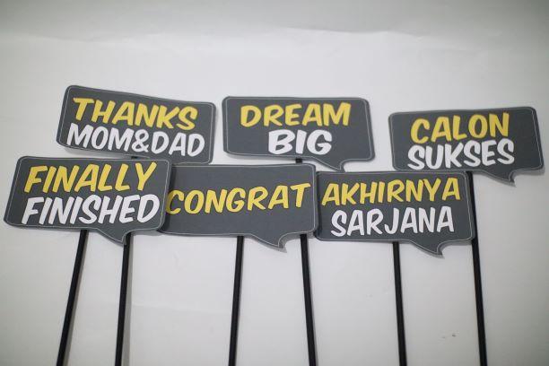 Jual Photobooth props Graduation wisuda perlengkapan photobooth wisuda ...