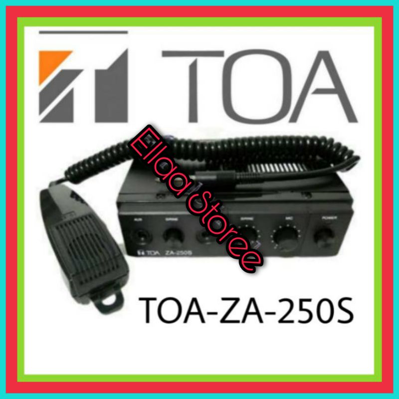 Jual Amplifier Toa ZA250S Ampli Mobil Toa ZA-250-S Original Toa Galva ...