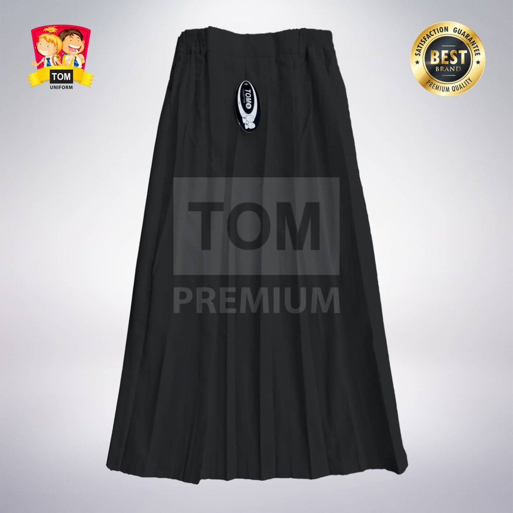 Jual Seragam TOM - Rok SD Rempel Panjang Hitam | Shopee Indonesia