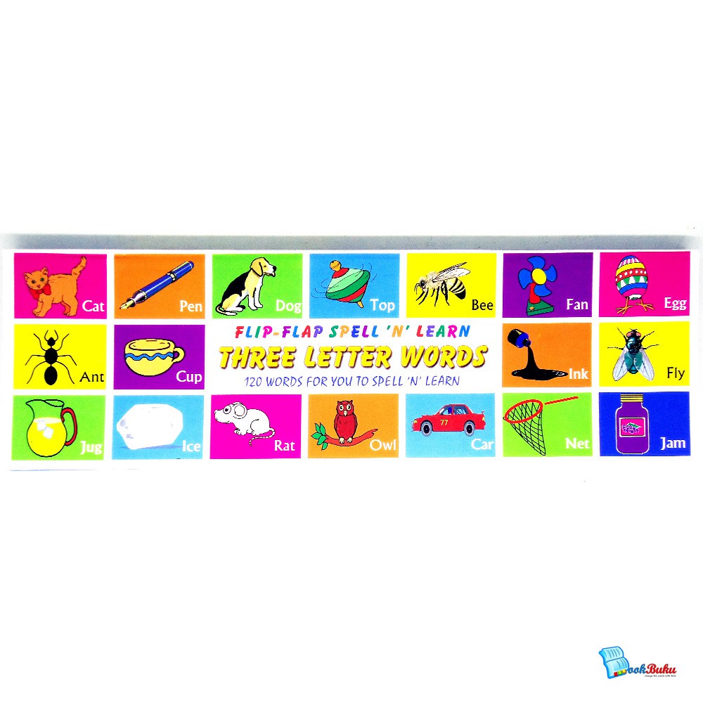Jual Flip-Flap Spell ‘N’ Learn : Three Letter Words | Shopee Indonesia