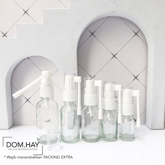 Jual Botol Long Nasal Spray Kaca Clear Botol Semprot Pembersih Hidung ...
