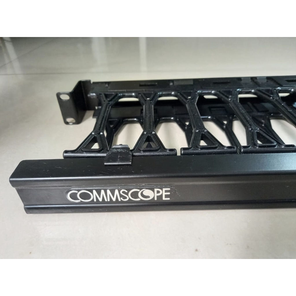 Jual Systimax Commscope Wire management 1U 19 inch Horizontal Trough ...