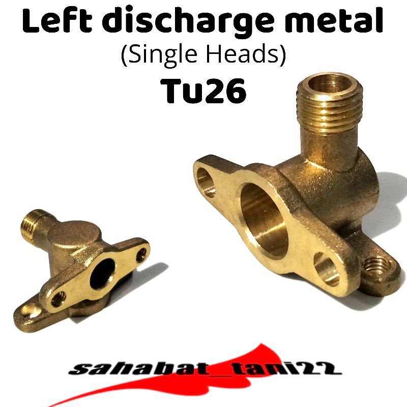 Jual Left discharge metal TU26 ( single head ) | Shopee Indonesia