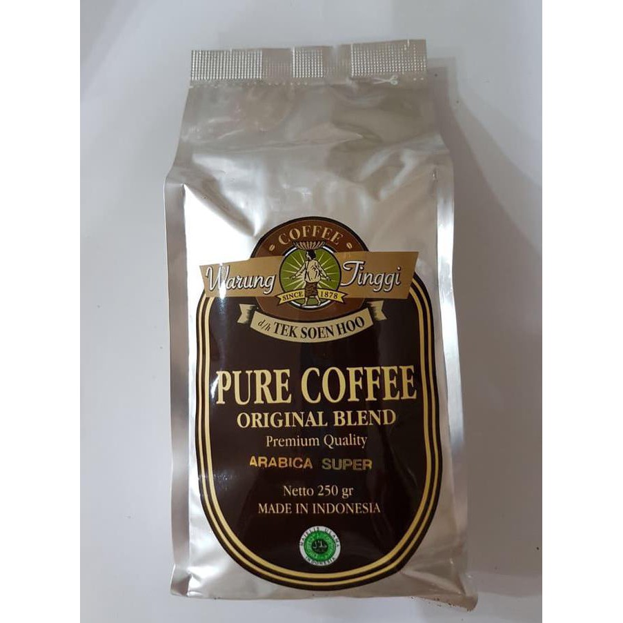 Jual Kopi Arabica Super 250gr - Warung Tinggi | Shopee Indonesia
