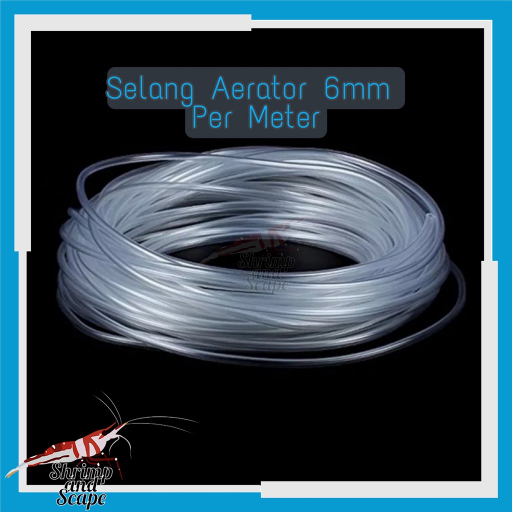 Jual Selang Aerator Bening PVC per Meter 6mm / aklimasi drip hose ...