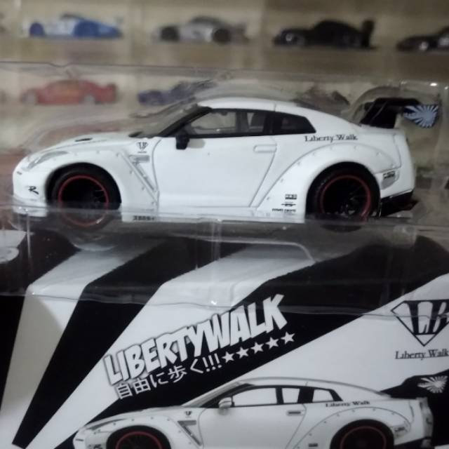 Jual mini gt liberty walk r35 skyline GTR putih new loose | Shopee ...