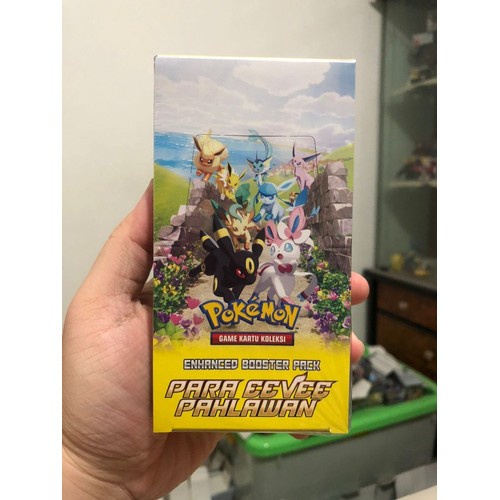 Jual Para Eevee Pahlawan Booster Box Pokemon Indonesia Card | Shopee Indonesia