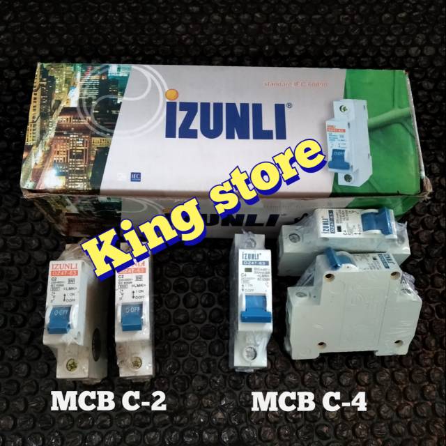Jual MCB C-2 DAN MCB C-4, 1 PHASE SNI | Shopee Indonesia