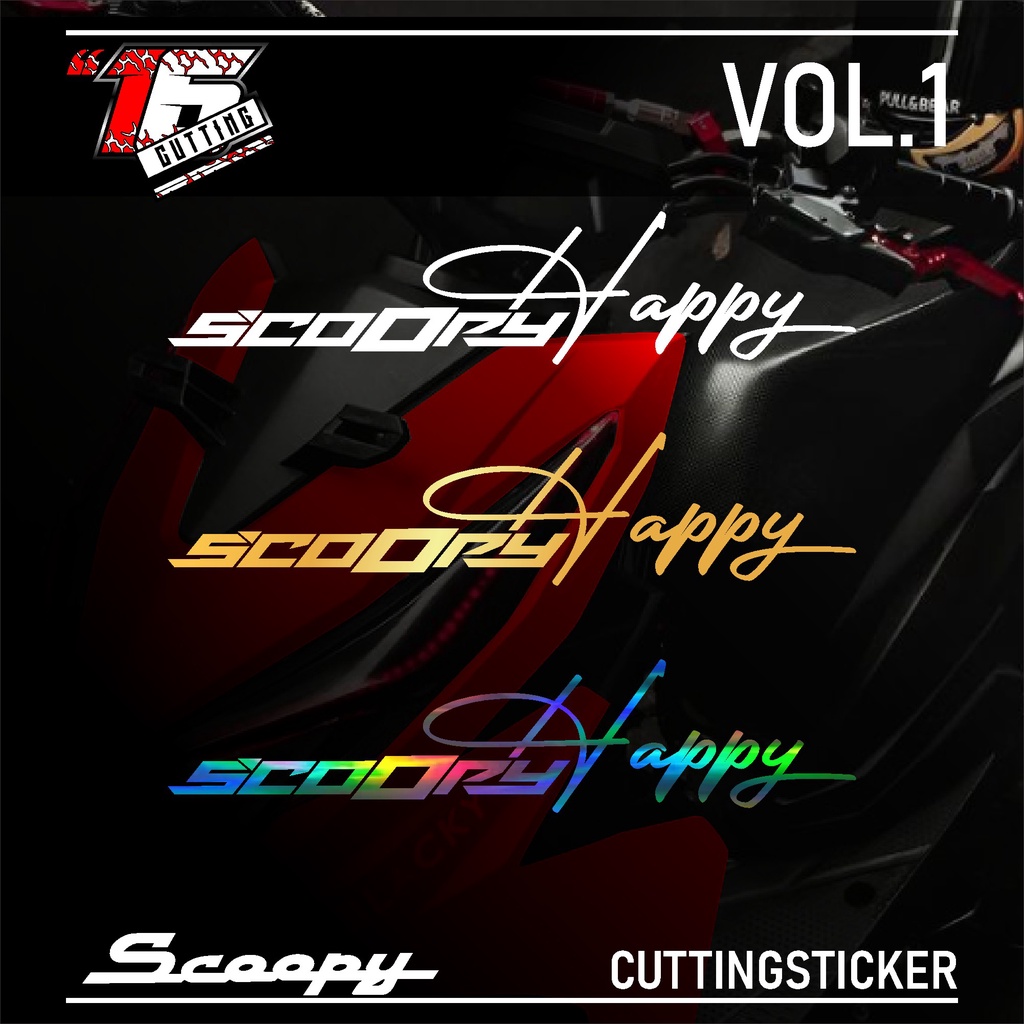Jual Cutting Sticker SCOOPY - Stiker Lis Variasi Motor Honda SCOOPY ...
