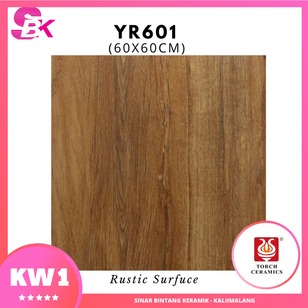 Jual Granit 60x60 Rustic Motif Kayu Torch | Shopee Indonesia