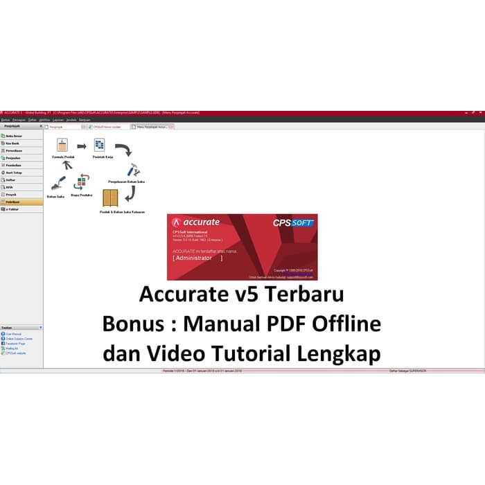 Jual ACCURATE 5 Standard Software Akuntansi Accounting Terbaru Full v5 ...