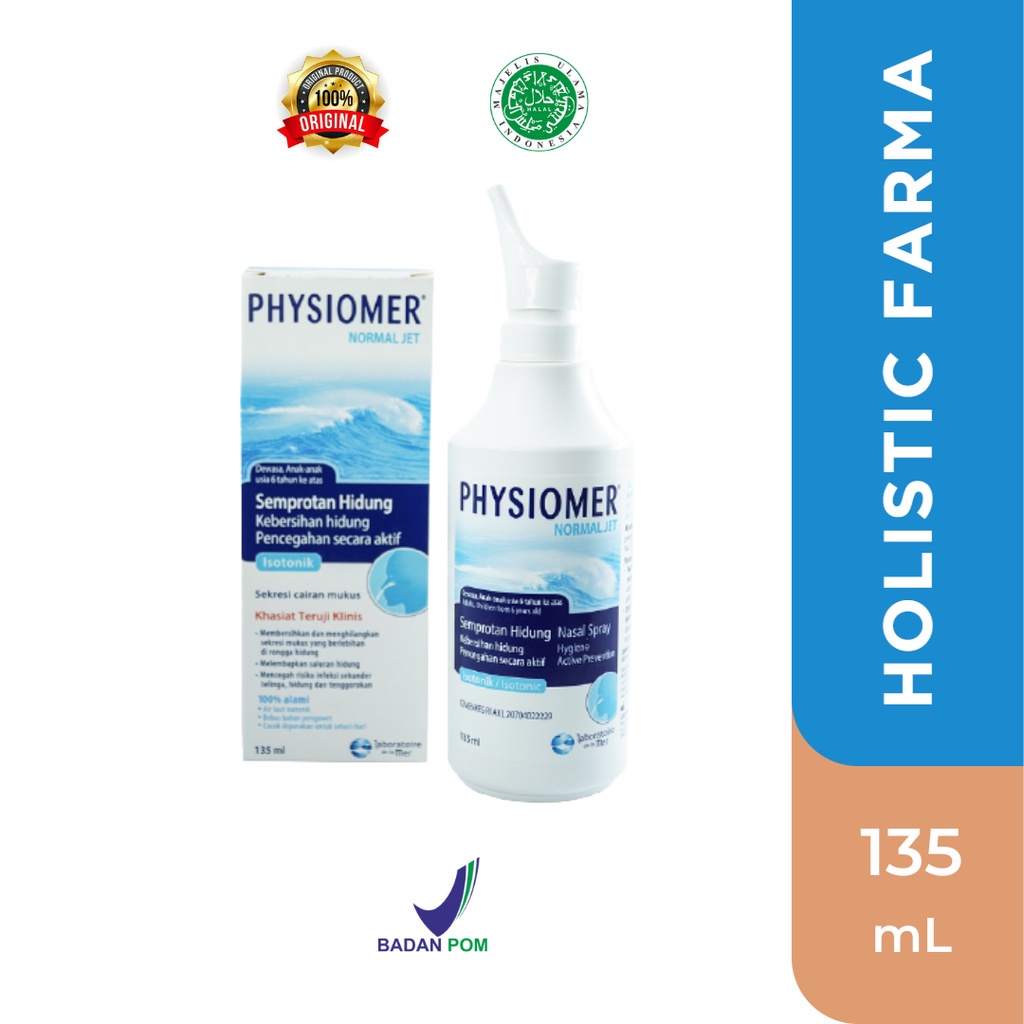 Jual Physiomer Nasal Spray Isotonic Normal Jet 135 mL | Shopee Indonesia