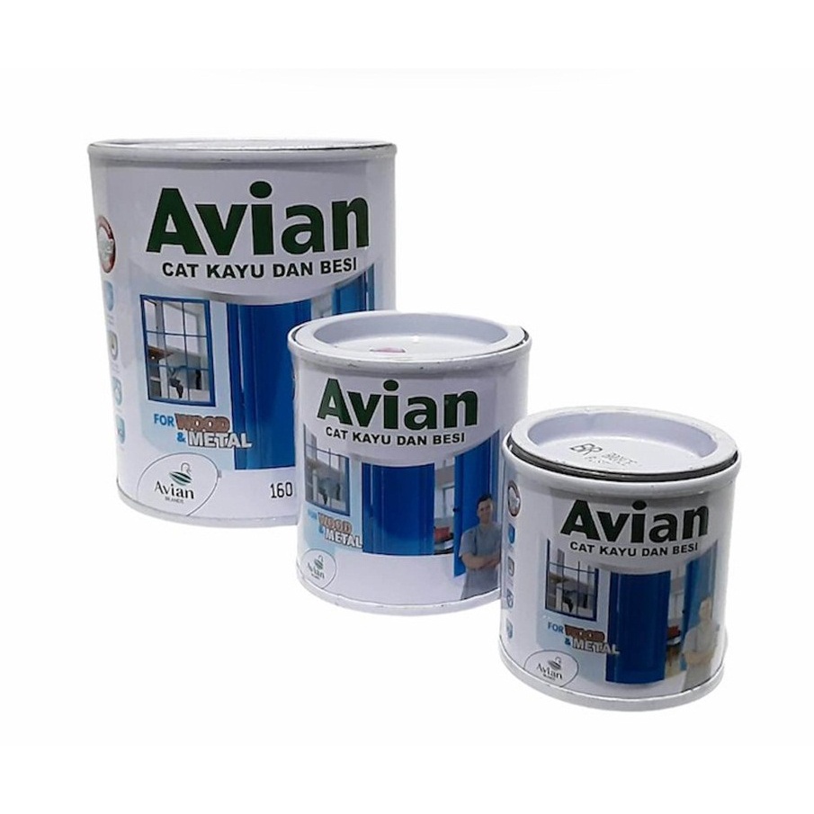 Jual CAT KAYU DAN BESI AVIAN 25CC 50CC 100CC 200CC | Shopee Indonesia