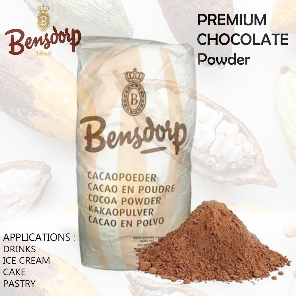 Jual ORIGINAL Bubuk Coklat Bensdorp | Cocoa Powder @ 1 Kg | Shopee ...