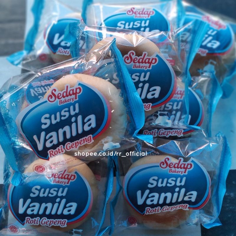 Jual Bakery Sedap Milk Vanila Roti Gepeng Lembut Isi Lumer Susu isi 10 ...