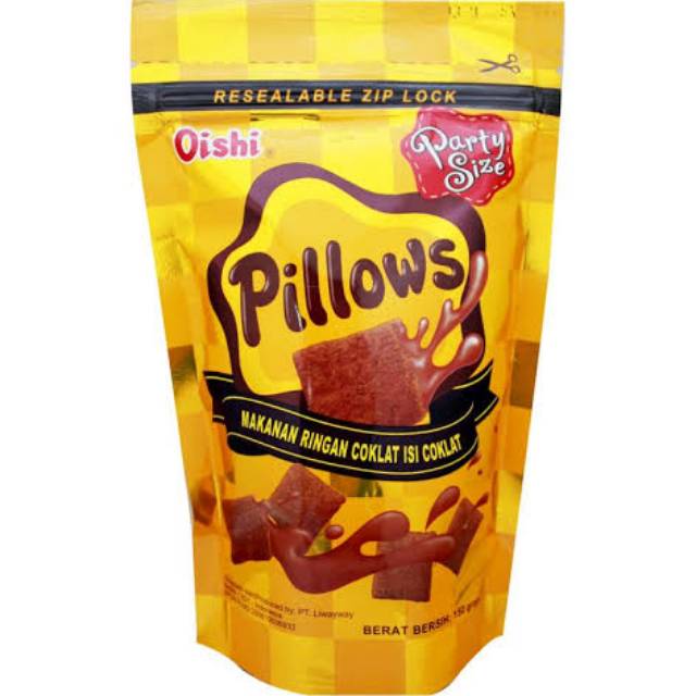 Jual Oishi Pillows Rasa Cokelat 100gram | Shopee Indonesia