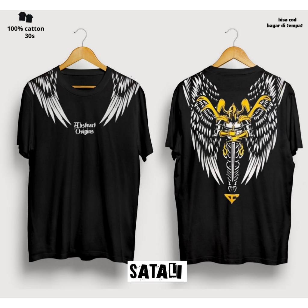 Jual KAOS ROBOT SAYAP ABSTRACT ORIGINS / T-SHIRT ANGEL SAYAP / KAOS ...