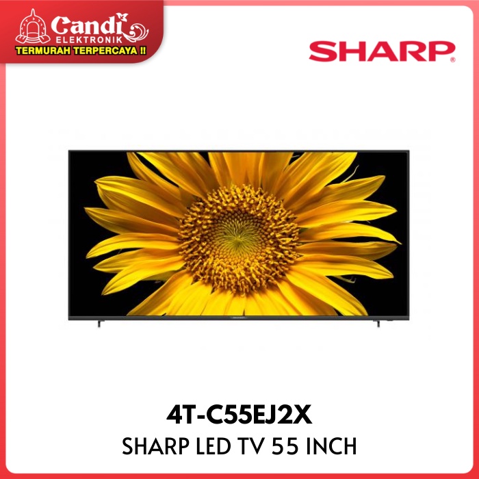 Jual SHARP LED UHD Smart TV 55 Inch 4T-C55EJ2X | Shopee Indonesia