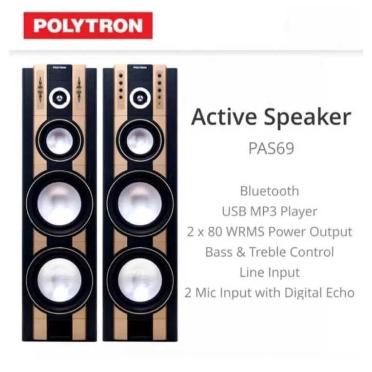 Jual POLYTRON SPEAKER AKTIF BLUETOOTH PAS 8e20 | Shopee Indonesia