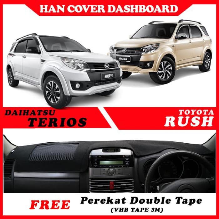 Jual Promo Cover Dashboard Rush dan Terios + Antislip pada Airbag ...
