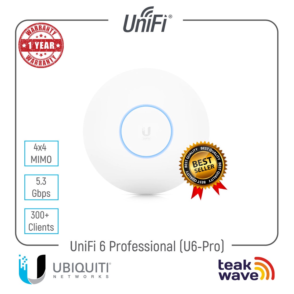 Jual Ubiquity U6-PRO UniFi 6 Pro Access Point ( U6-Pro ) U6 Pro AP ...