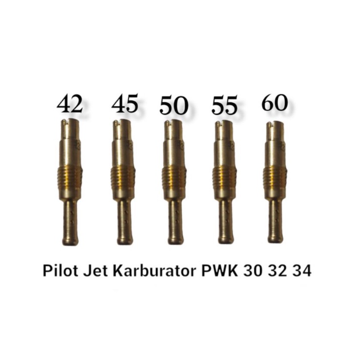 Jual Pilot Jet Mainjet Spuyer Karburator PWK 30 32 34 Tiger Ninja Dtracker Megapro DLL Good ...