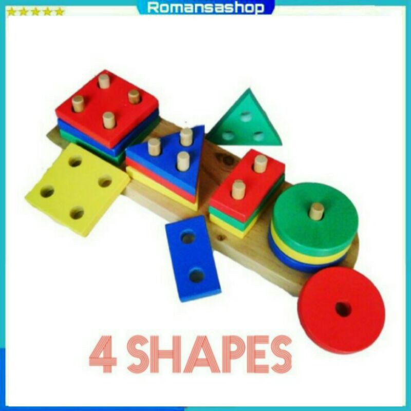 Jual mainan game edukasi kayu puzzle board balok permainan edukatif ...