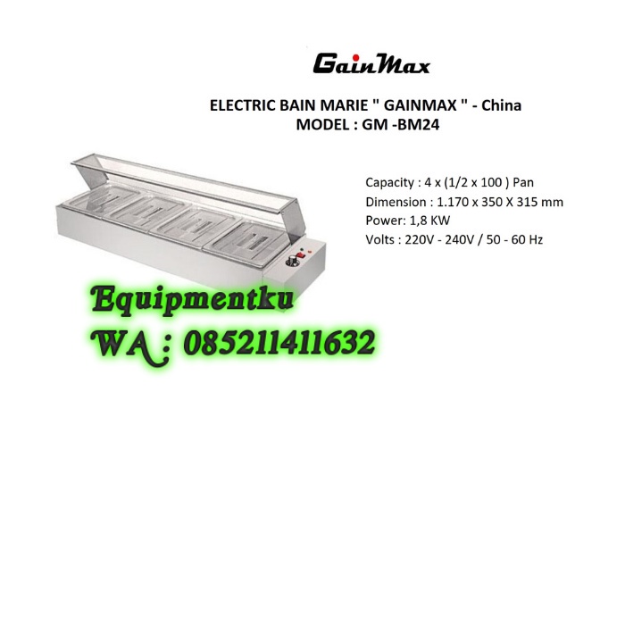 Jual GAINMAX GM-BM24 ELECTRIC BAIN MARIE | Shopee Indonesia