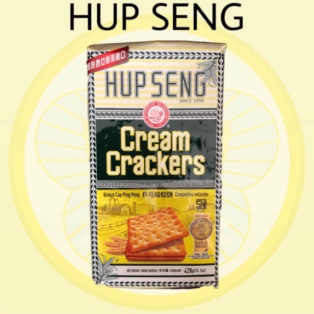 Jual Hup Seng Cream Crackers Biskuit Asin | Shopee Indonesia