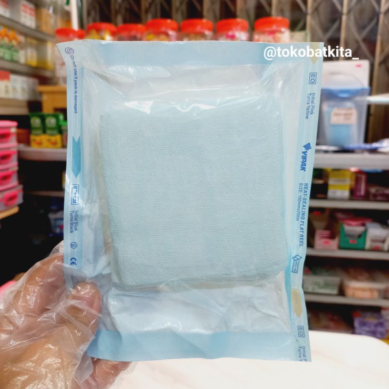 Jual [HARGA PER-PACK] KASA STERIL EO 15CM X 20CM / TEBEL HALUS LEMBUT ...