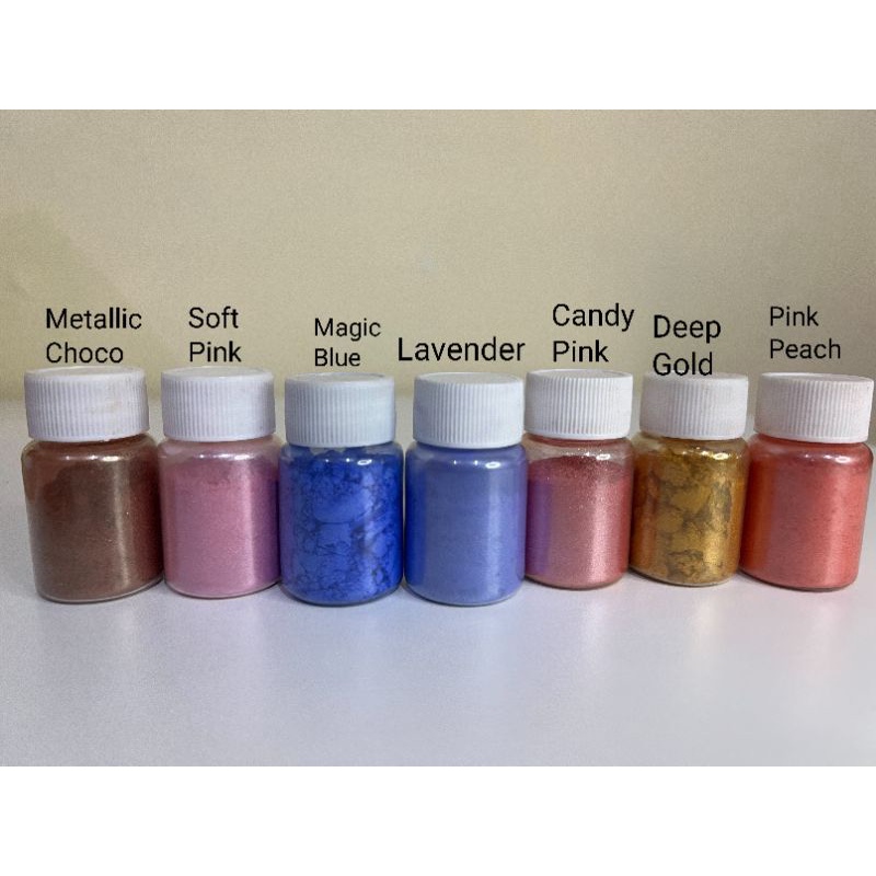 Jual Pewarna Resin Nail Art Powder Slime Bubuk Lilin Sabun Batang ...