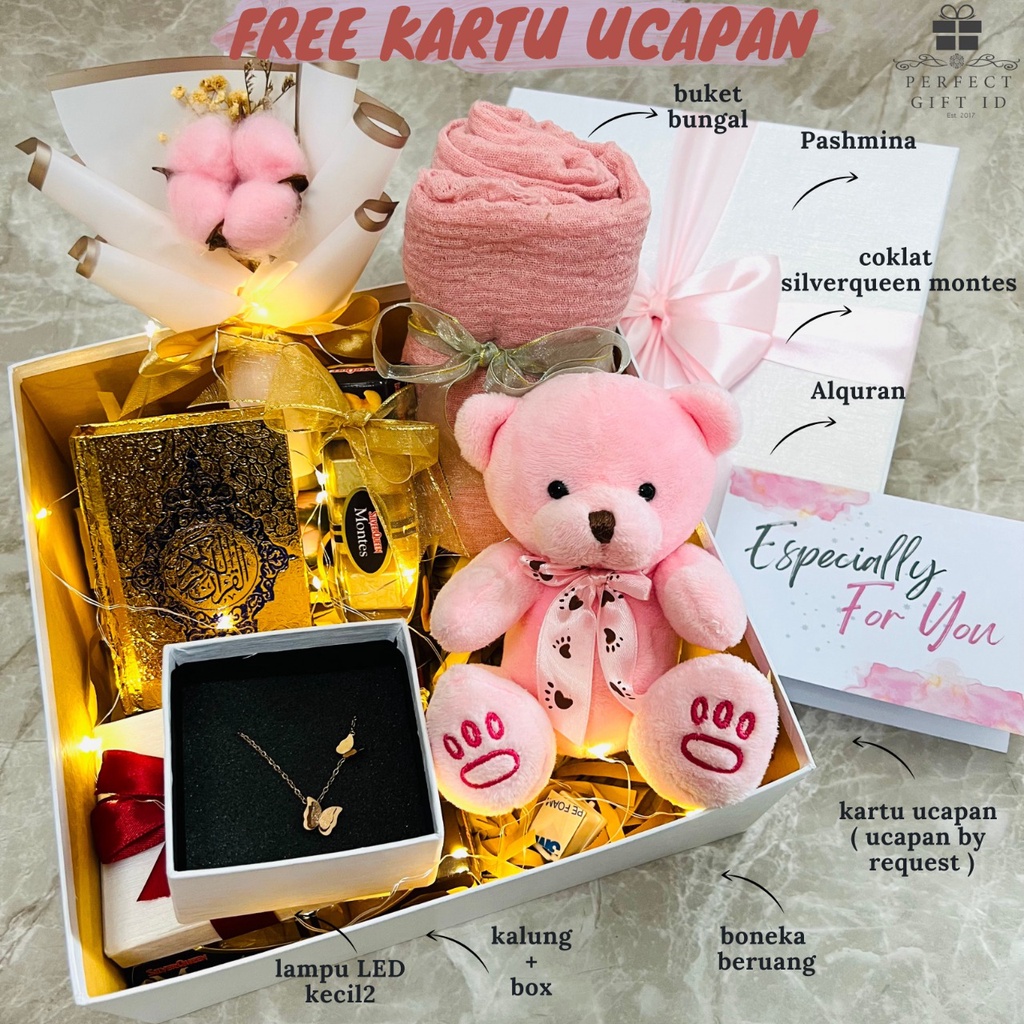 Jual Kado Ulang Tahun / Kado Anniversary/ Hampers Ultah / Hampers Hijab ...