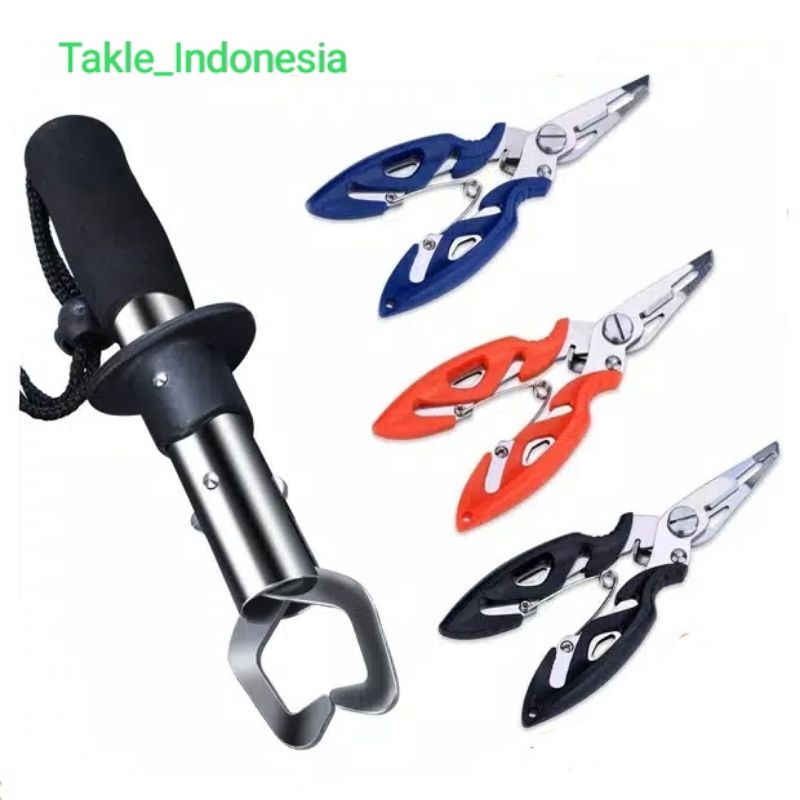 Jual Tang gunting dan penjepit mulut ikan satu set lips grip dan ...